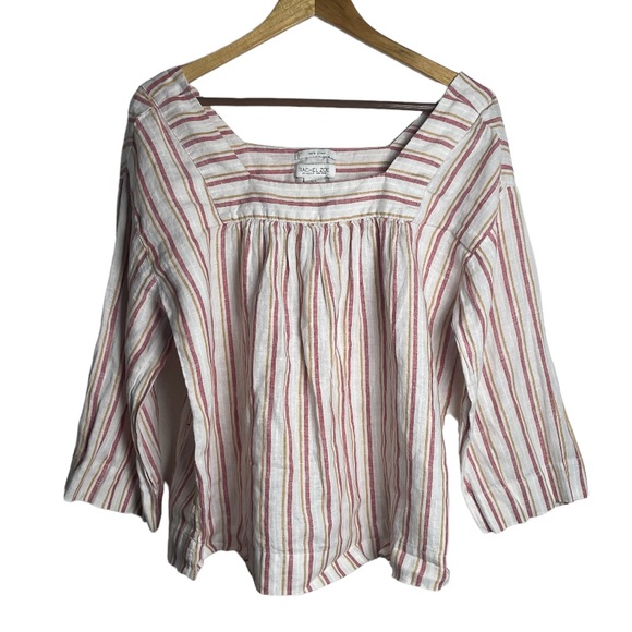 Rachel Zoe | Tops | Rachel Zoe Striped 0 Linen Blouse Medium | Poshmark